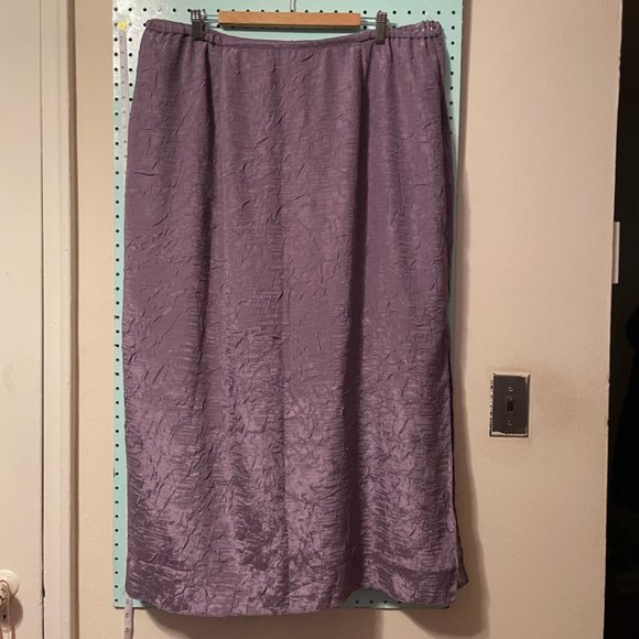 Maggie McNaughton | Skirts | Long Purple Skirt With Slit On Left | Poshmark